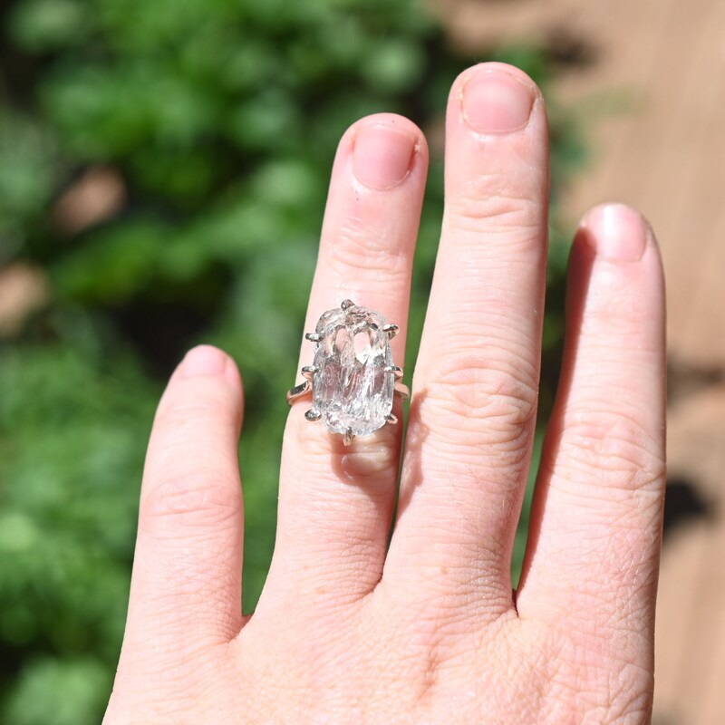 Raw Diamond Ring - Etsy
