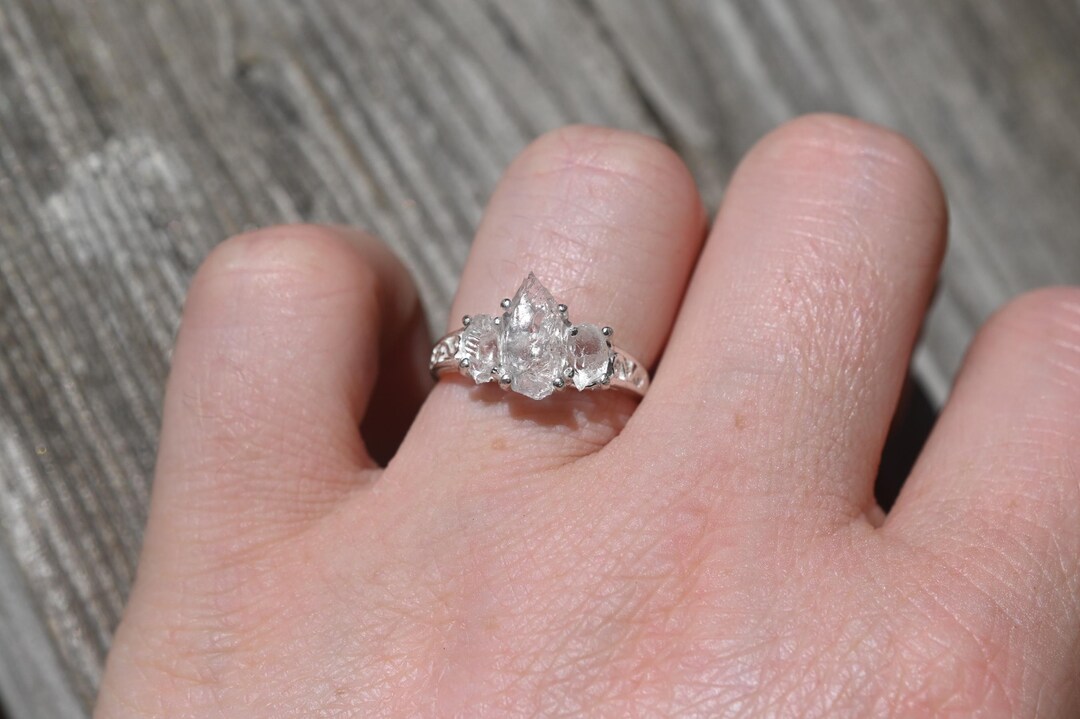 Engagement Ring Lake County Diamond Sterling Silver Size 3 4 5 6 7 8 9 ...