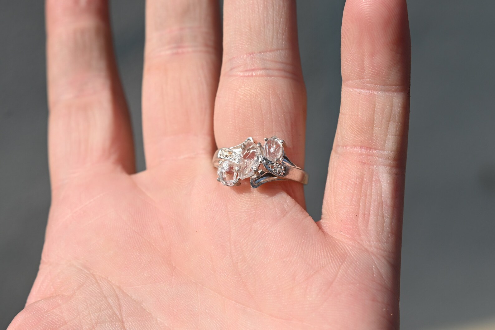 Unique Engagement Ring Vintage Inspired Raw Diamond Ring Rough - Etsy