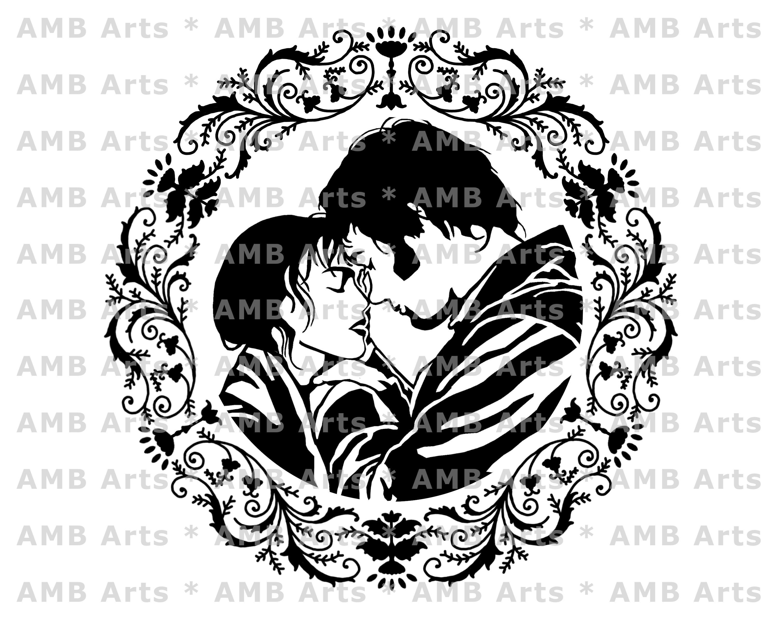 Pride and Prejudice SVG/PNG Digital Download - Regency Pattern ...