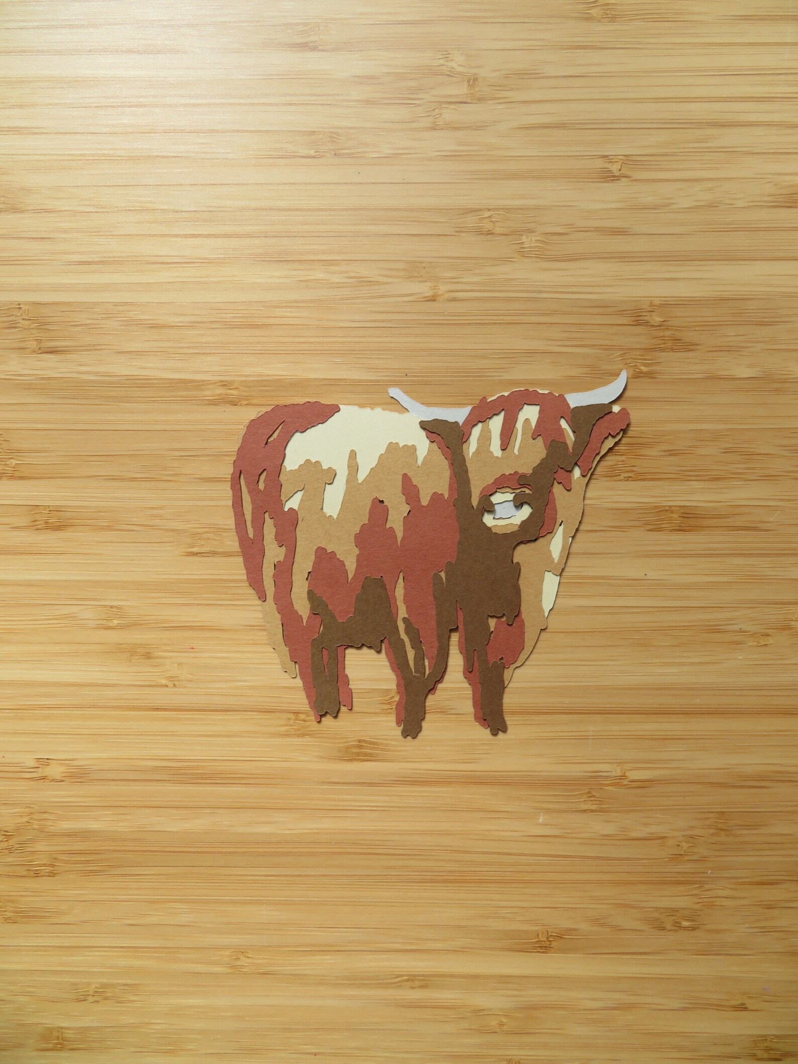 Paper Art Cutouts - Highland Cows - Etsy