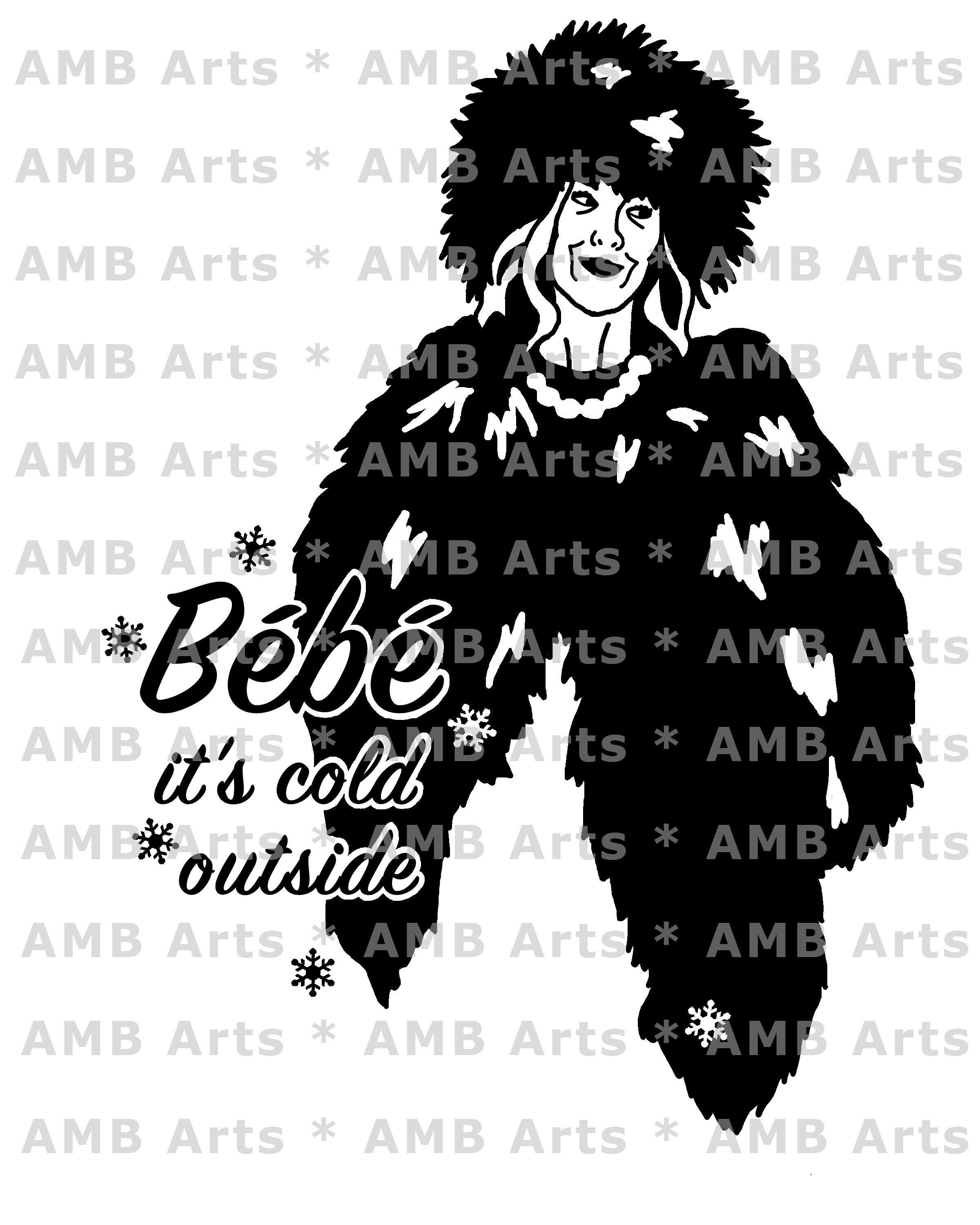 Schitt's Creek SVG/PNG Digital Download bébé It's Cold Outside Moira ...