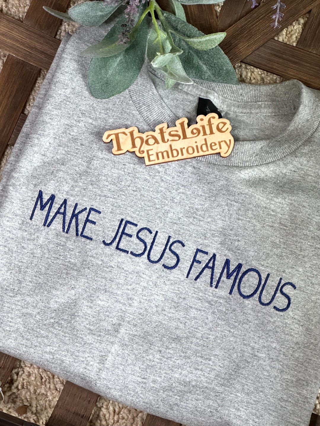 MAKE JESUS FAMOUS - Faith Shirt, Religious Statement, Bible Verse - Etsy