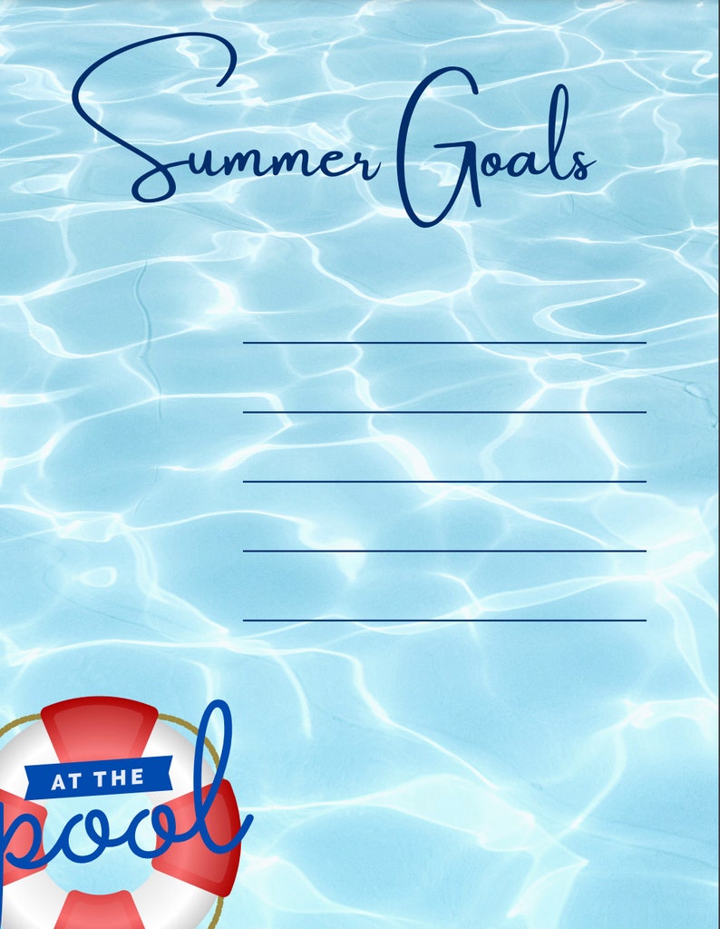 Seasonal Goal Sheets - Digital Download - Etsy