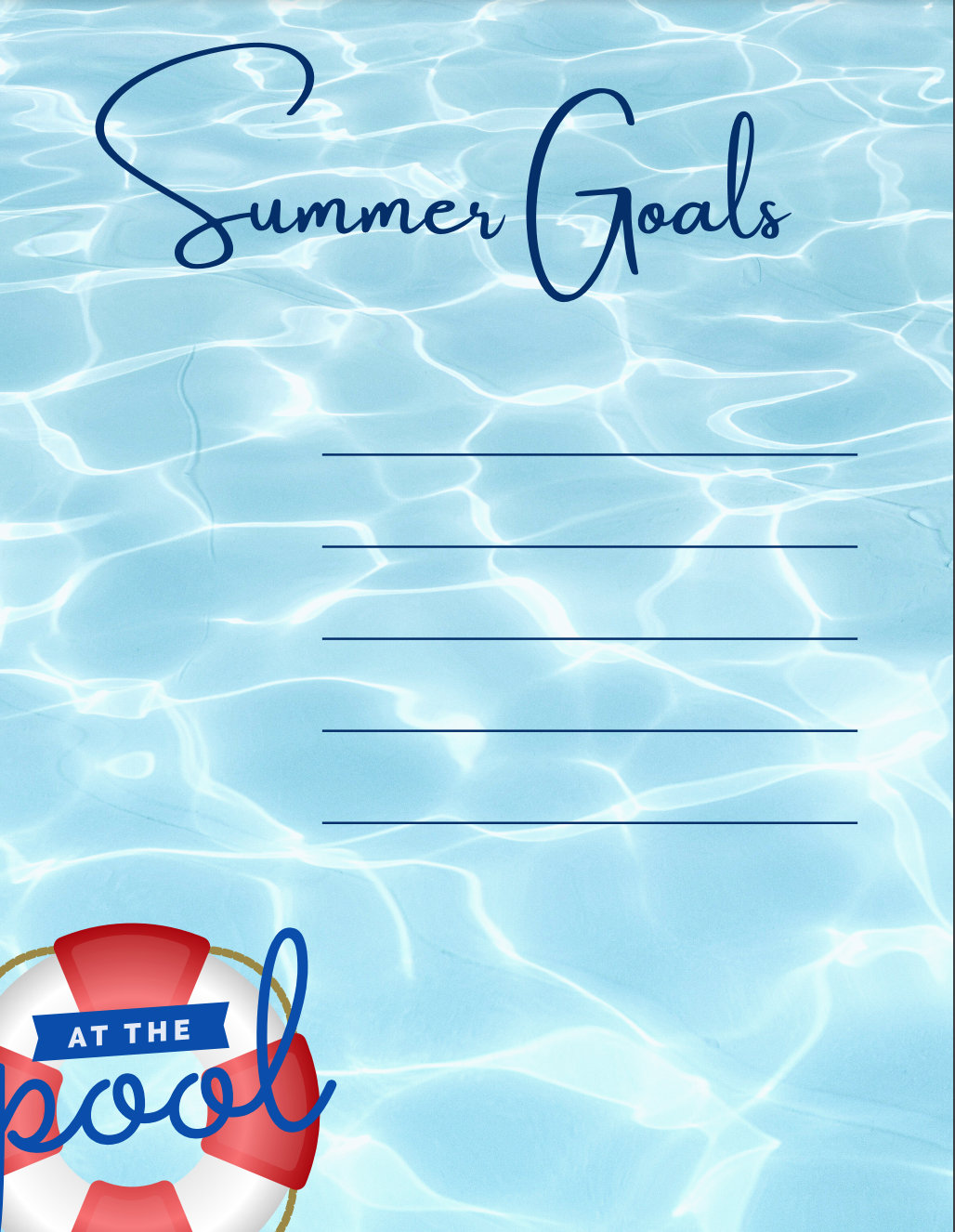 Seasonal Goal Sheets Digital Download - Etsy