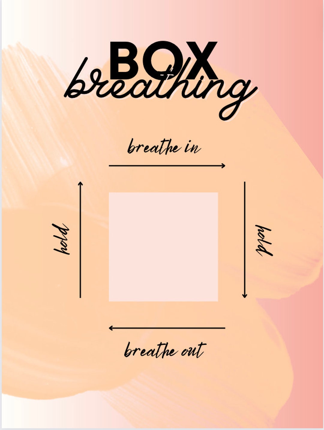Box Breathing Poster Digital Download - Etsy