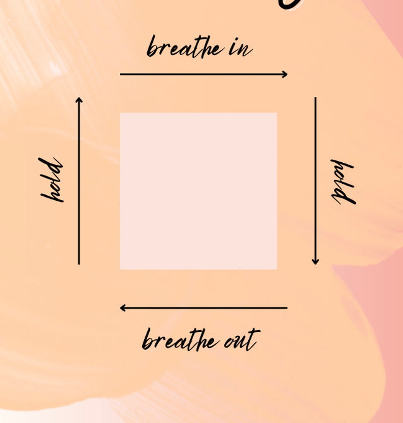 Box Breathing Poster Digital Download - Etsy