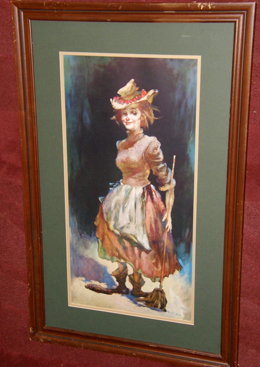 After Famous Painting by Listed Artist Julian Ritter Vintage “jane ...