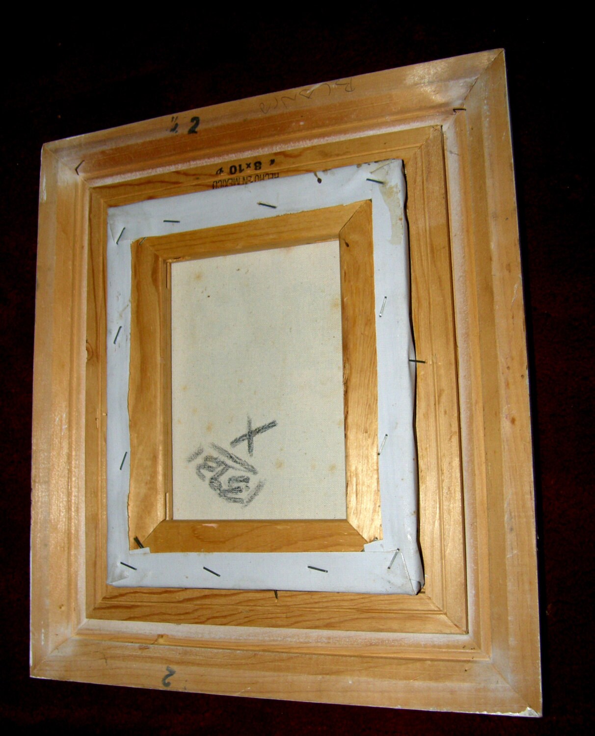 William Moninet Original Signed Framed Oil Canvas Clown Painting – Moninet 20th C. American ...