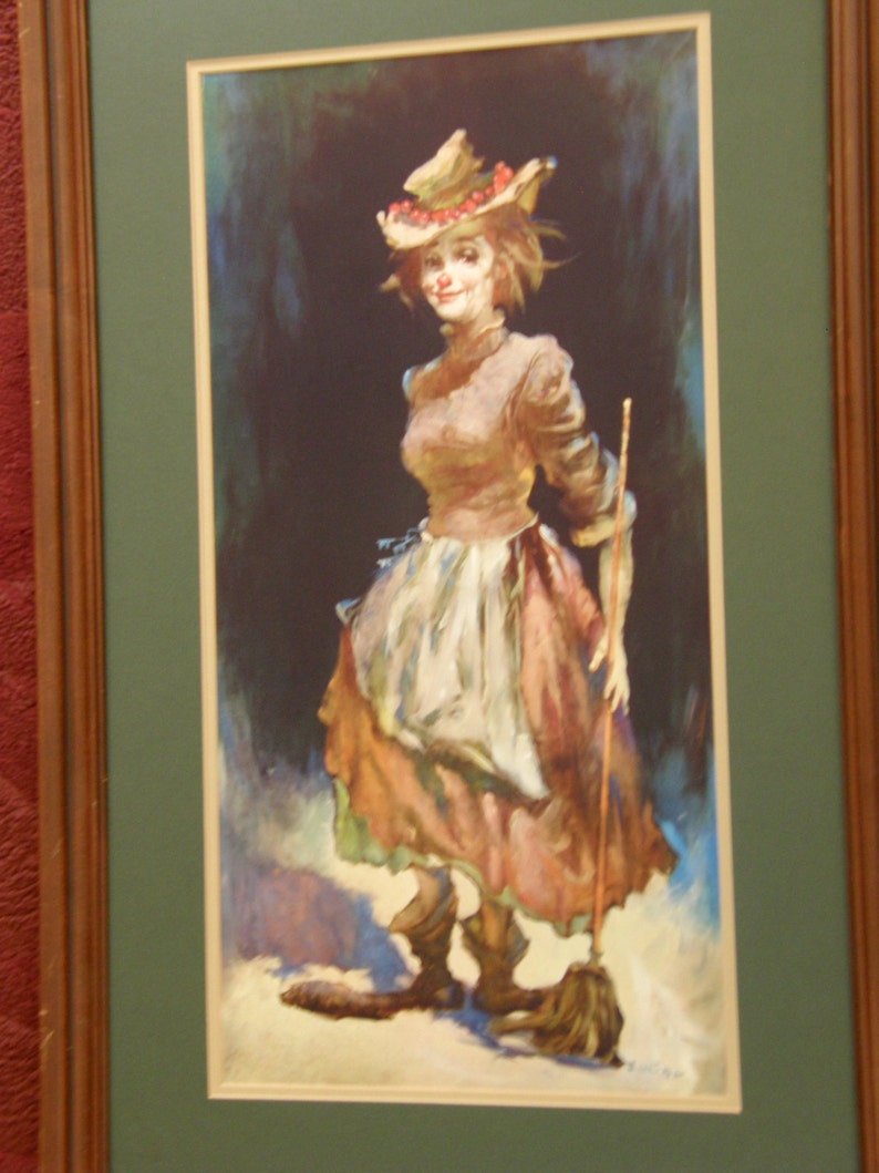 After Famous Painting by Listed Artist Julian Ritter Vintage “jane ...