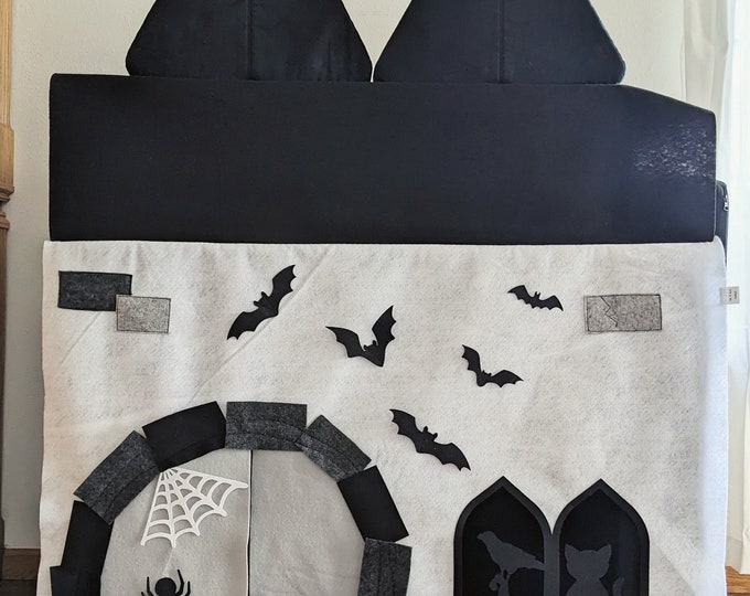 Spooky House Fort Accessory for Play Couch, Panel for Nugget Couch - Etsy