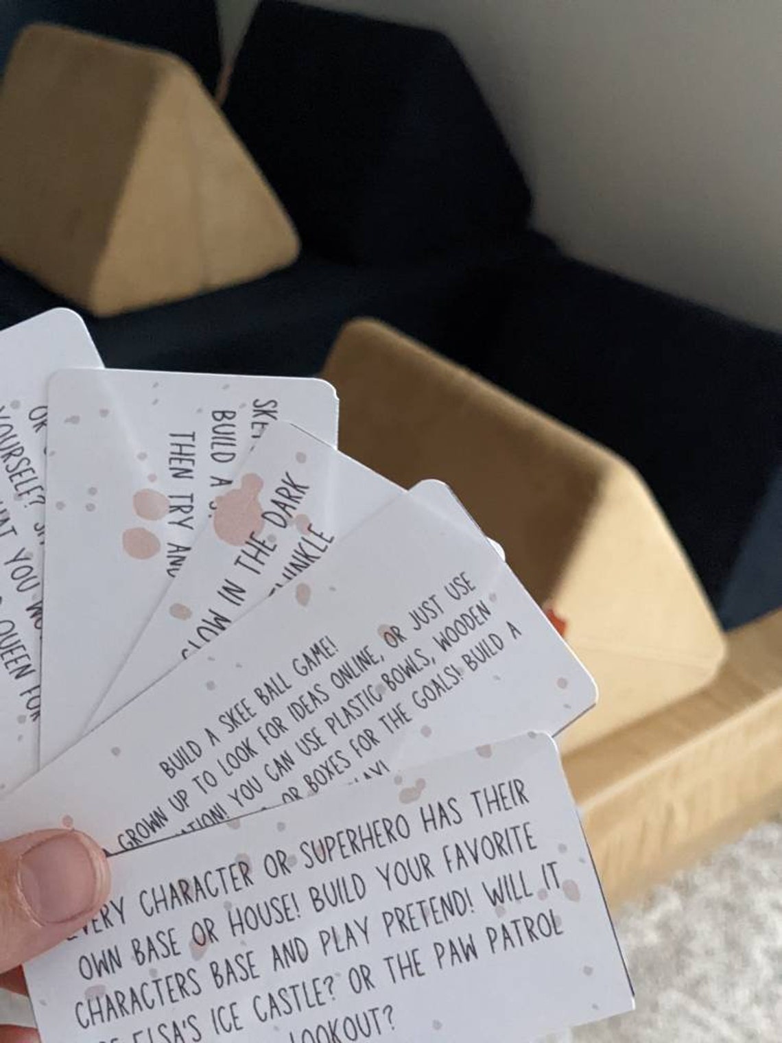 Play Couch Inspiration Flashcards, Play Prompts and Ideas for Nugget ...