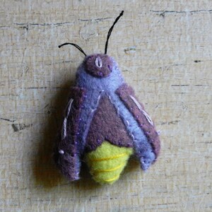Felt #2 Bugs Insects Firefly Rhino Beetle June Bug Cicada Caterpillar ...
