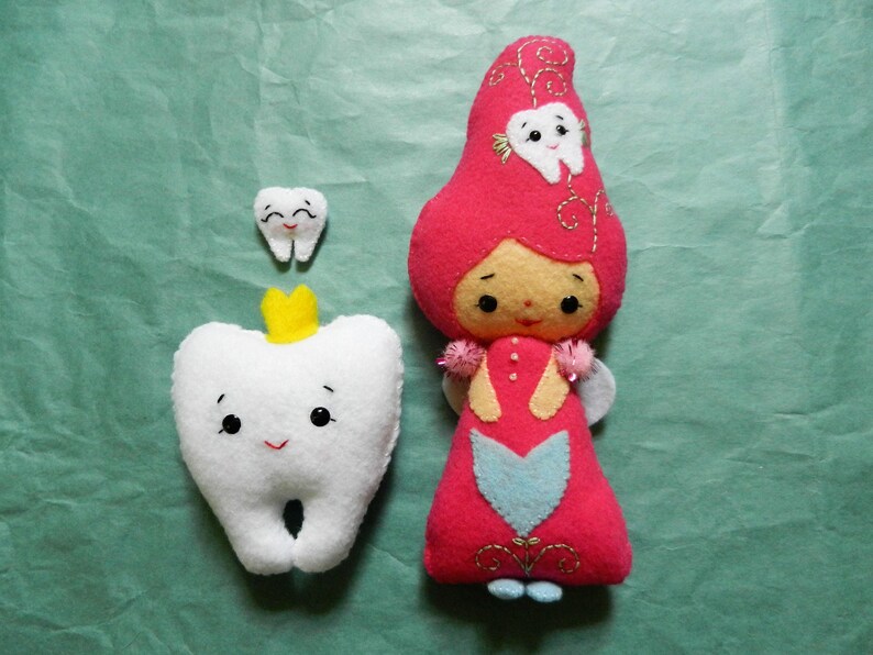 Felt Tooth Fairy Softie Plushie Doll by Noialand | Etsy