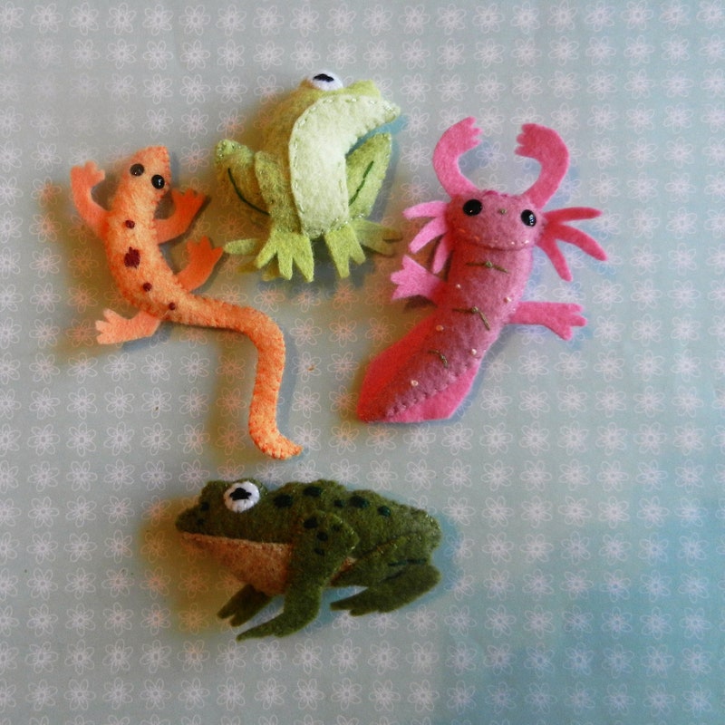 Felt Frog - Etsy