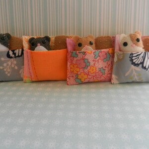 Felt Pocket Pet Plushies in a Pouch by Littledear - Etsy