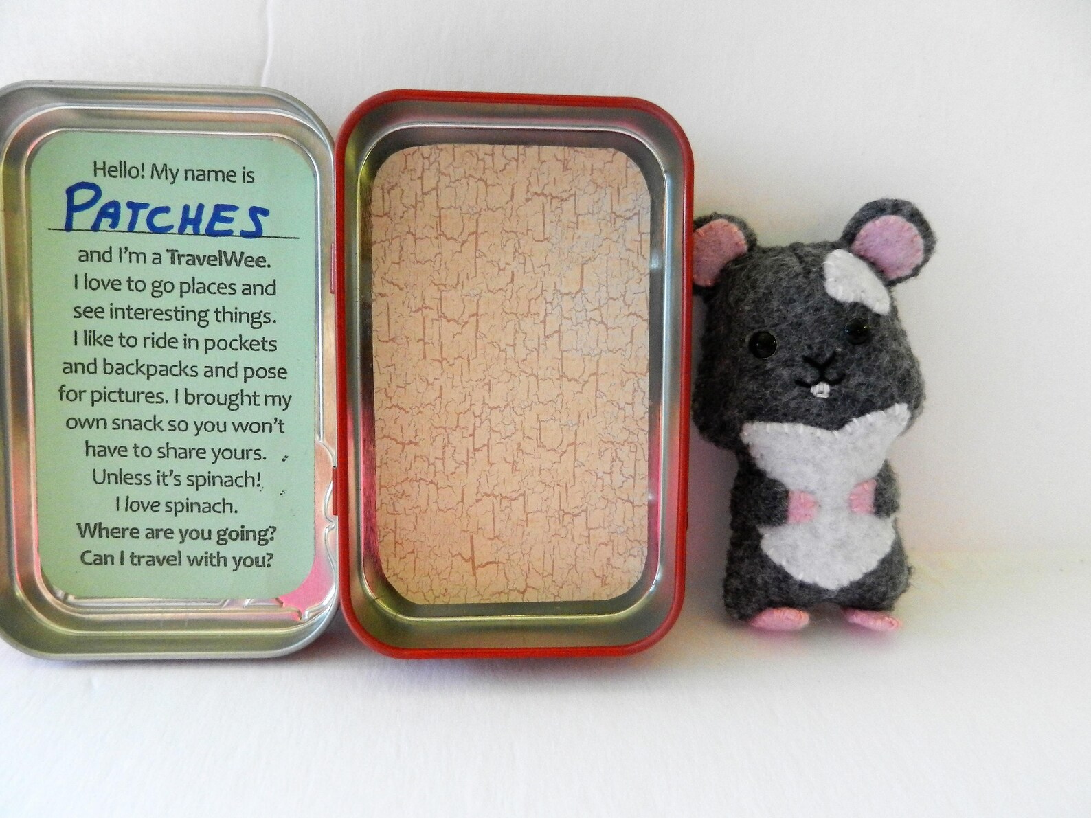 Felt Mini Hamster Travel Wee Pocket Pal by Noialand - Etsy