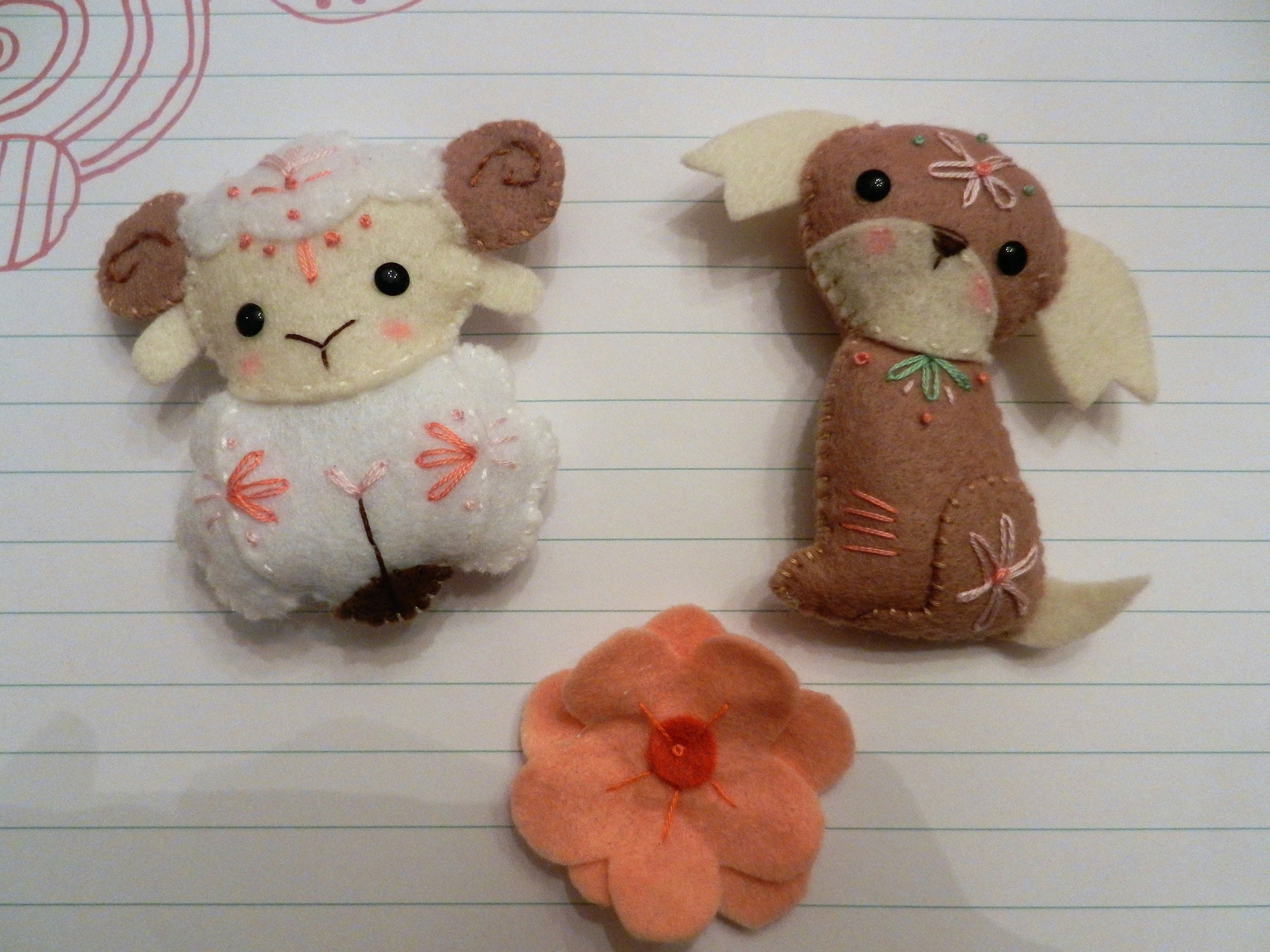 Felt Zodiac Astrological Signs Zoo Animals Softie Plushies by | Etsy