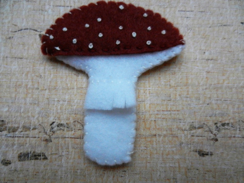 Felt Mushroom Gnome Travel Wee Pocket Pal Travel Toy by Littledear - Etsy