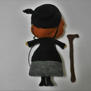 Felt Magic Nanny Softie Plushie Doll With Staff and Hat - Etsy