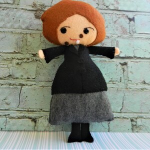 Felt Magic Nanny Softie Plushie Doll With Staff and Hat - Etsy