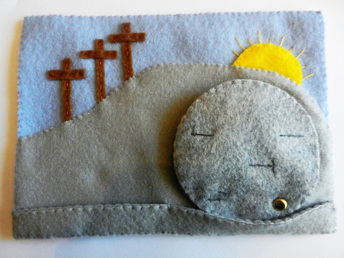 Felt Jesus Ressurection Tomb Bible Learning Lap Pad - Etsy