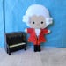 Felt Mozart Musical Composer Softie Plushie Doll by Noialand - Etsy