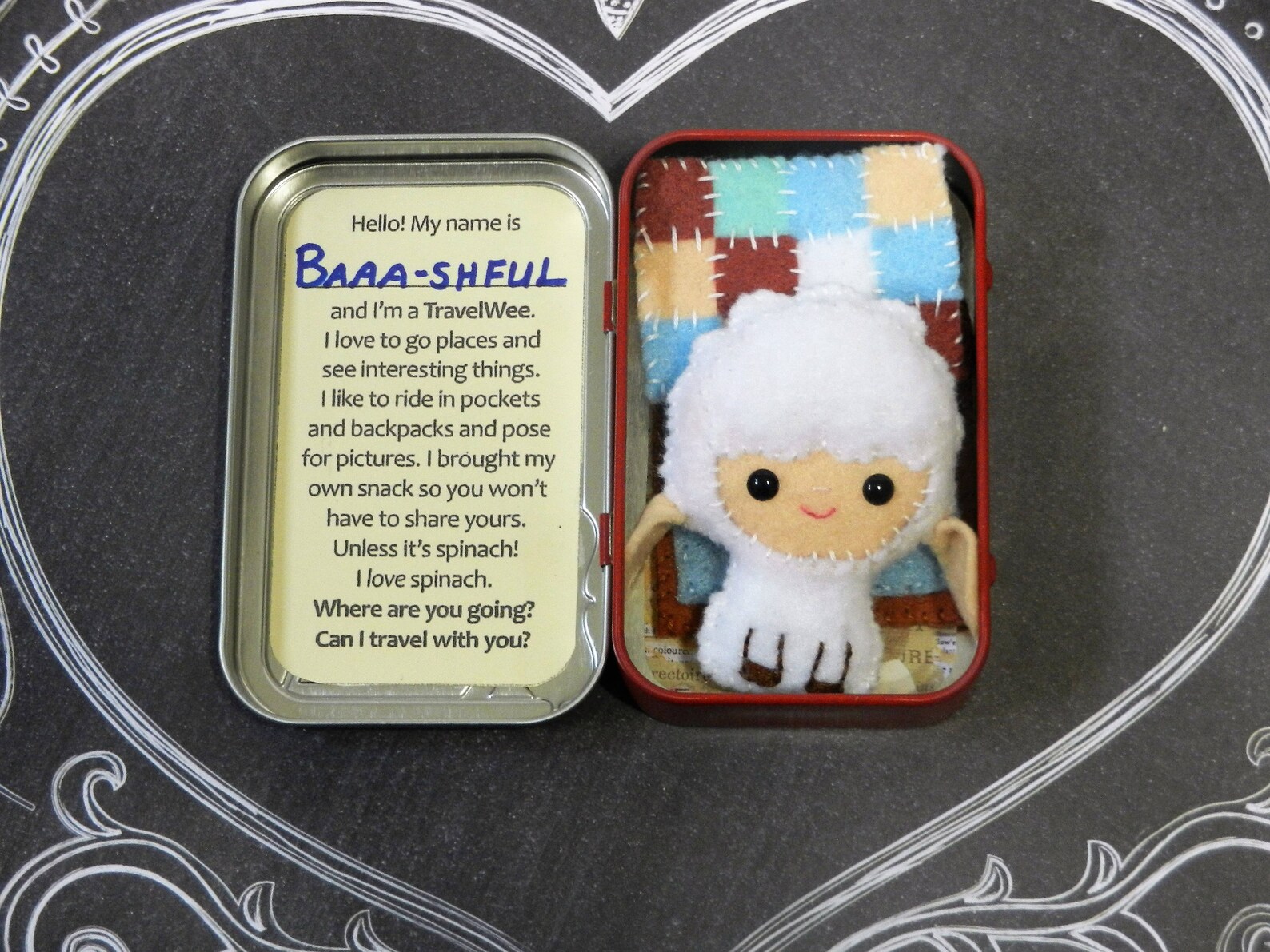 Felt Lamb Sheep Travel Wee Pocket Pal by Noialand - Etsy