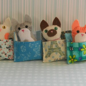 Felt Pocket Pet Plushies in a Pouch by Littledear - Etsy