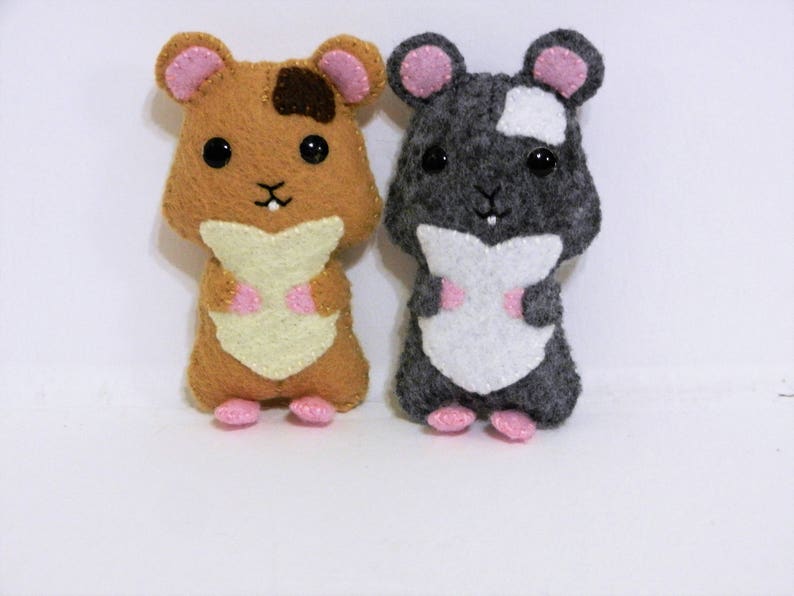 Felt Mini Hamster Travel Wee Pocket Pal by Noialand - Etsy