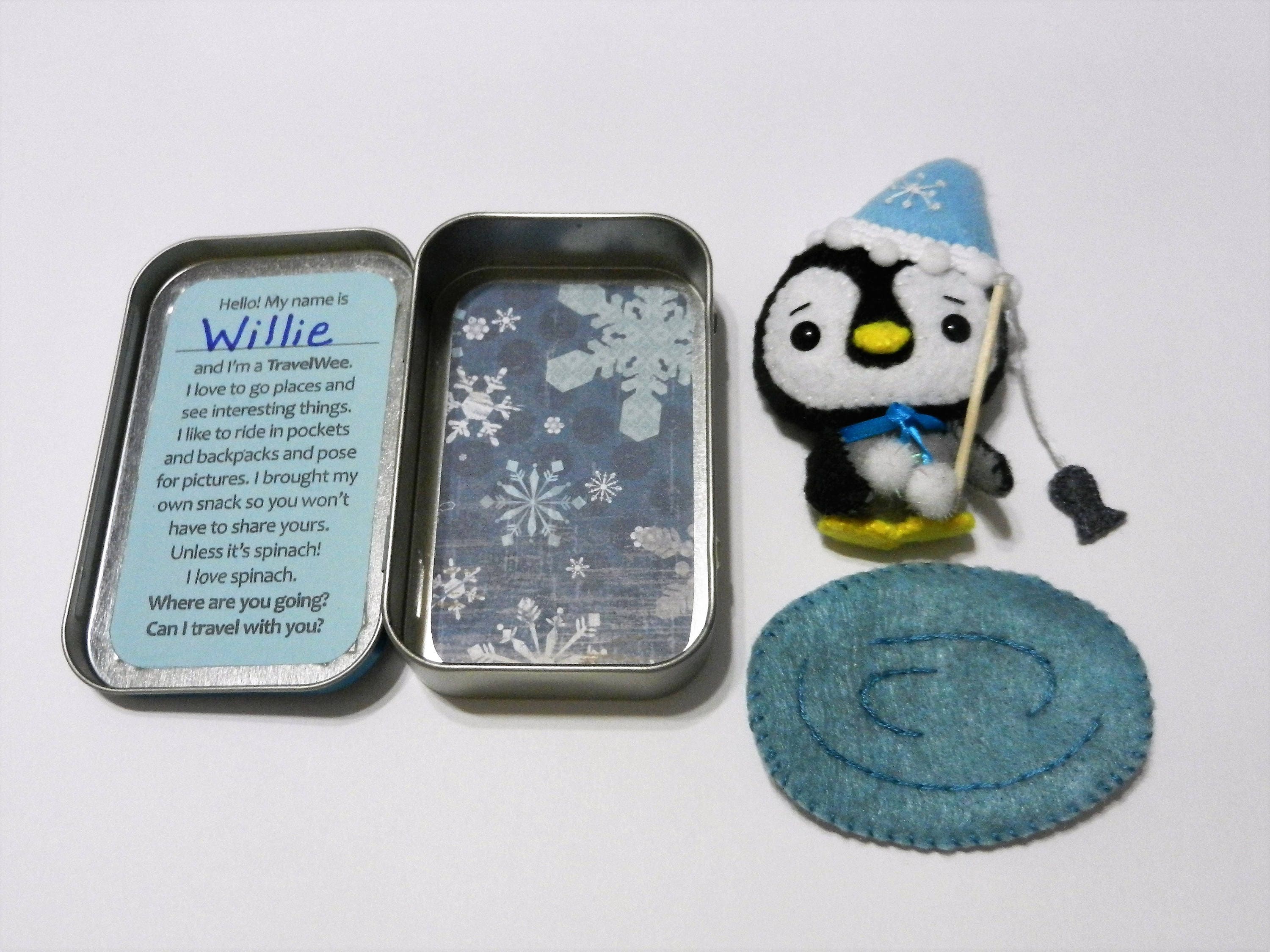 Felt Penguin Travel Wee Softie Plushie by Typingwithtea - Etsy