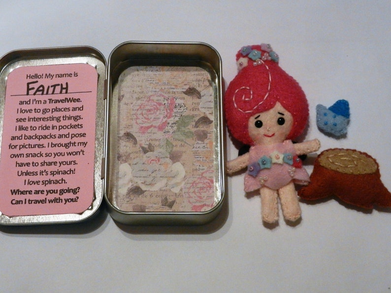 Felt Woodland Fairy Travel Wee by Noialand | Etsy