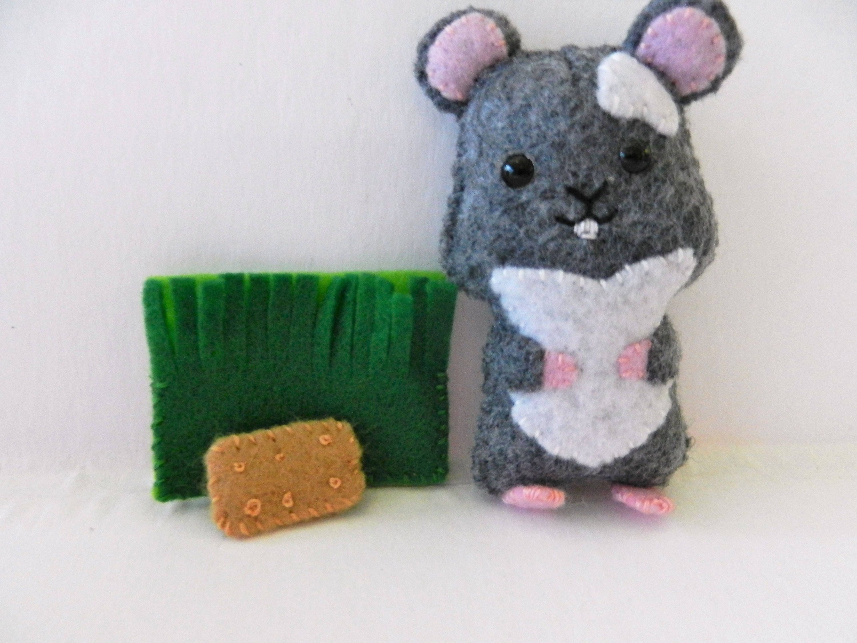 Felt Mini Hamster Travel Wee Pocket Pal by Noialand | Etsy