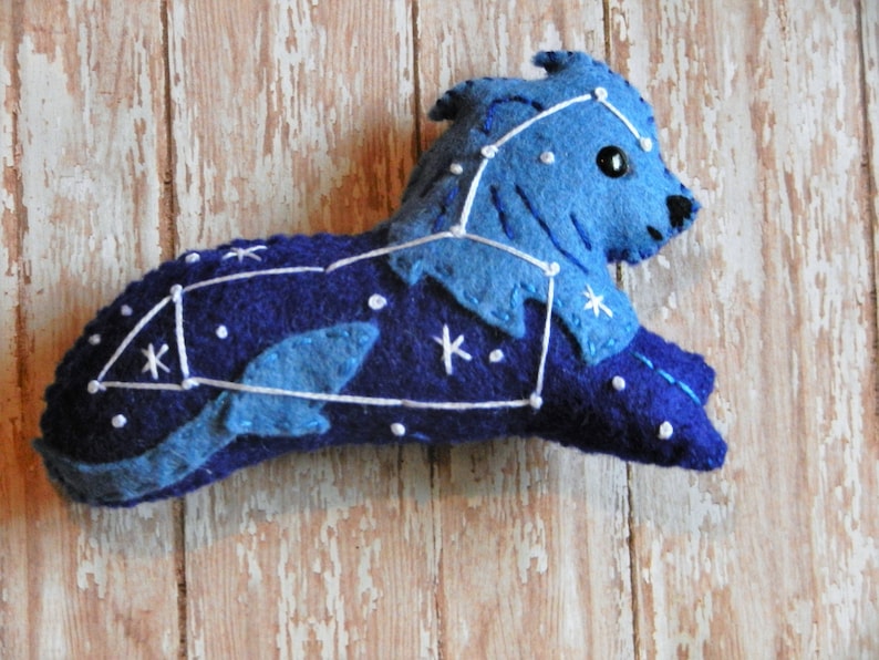 Felt Star Constellation Animal Space Plushies Set #3 by Littledear - Etsy