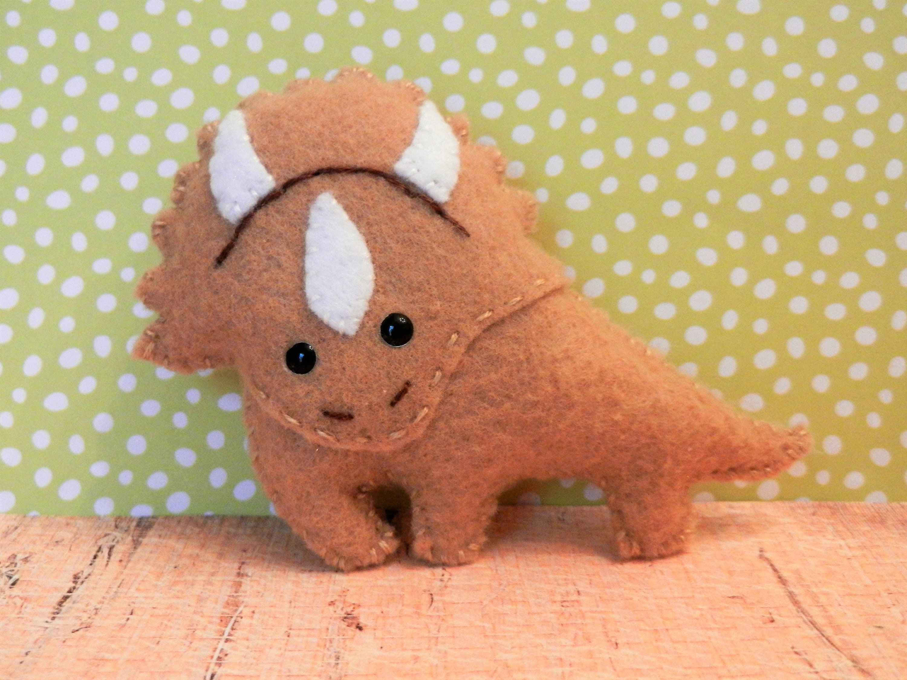 Felt Mini Dinosaur Set 1 Softie Plushies by Littledear | Etsy