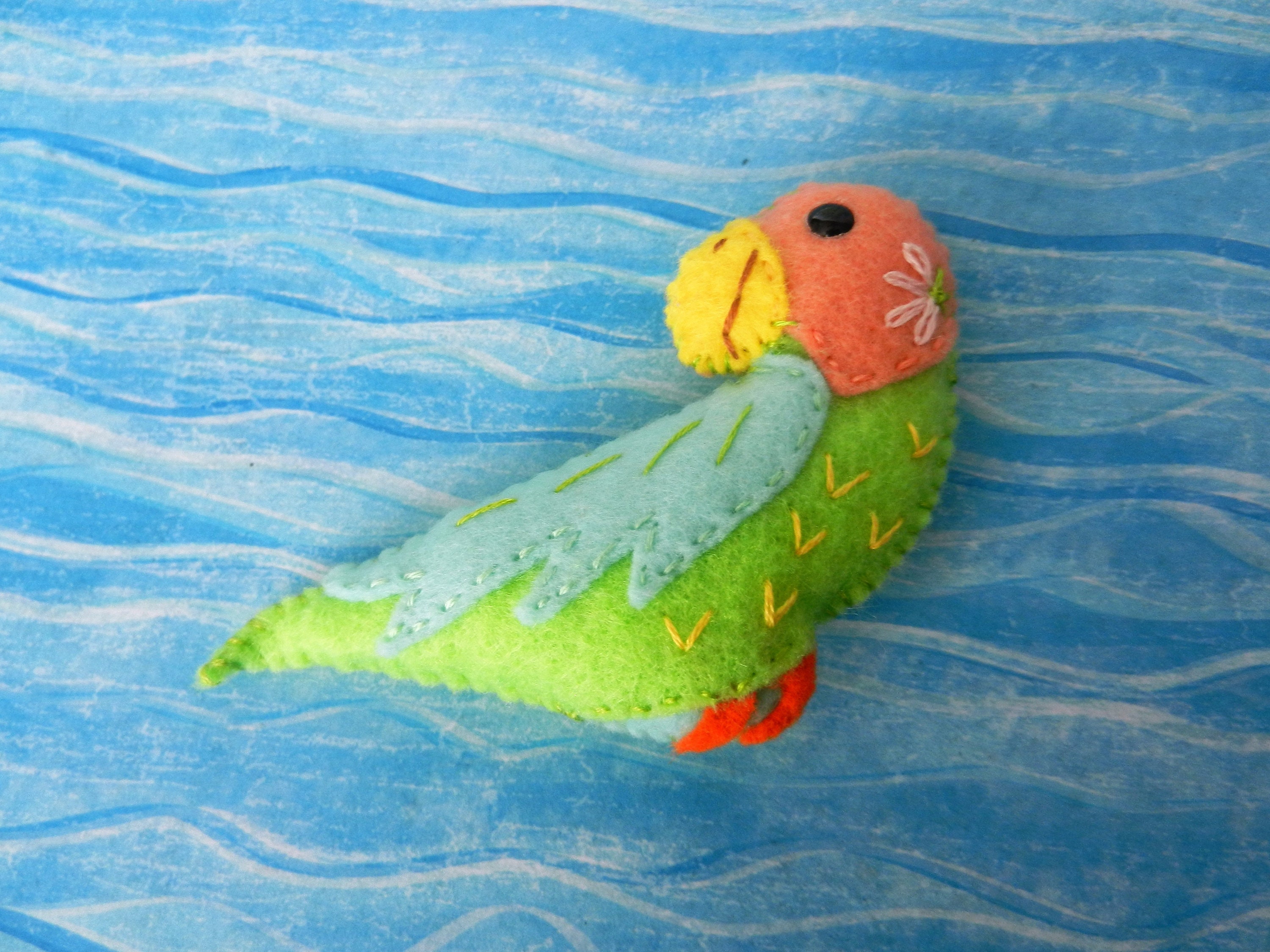 Felt Hawaiian Tropical Island Ocean Plushies by Little Dear - Etsy