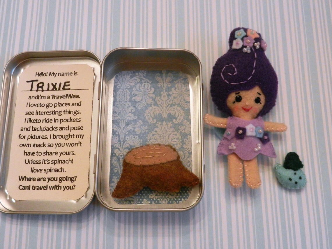 Felt Woodland Fairy Travel Wee by Noialand | Etsy