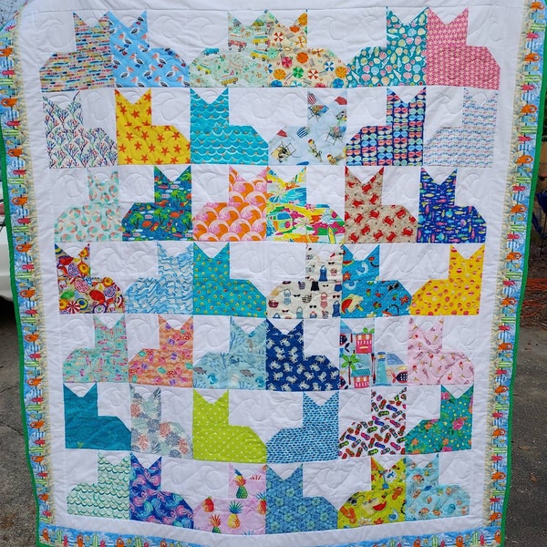 Cat Paw Quilt Block - Etsy