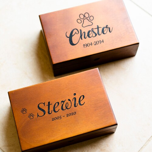 Pet Memory Box Customizable | Etsy