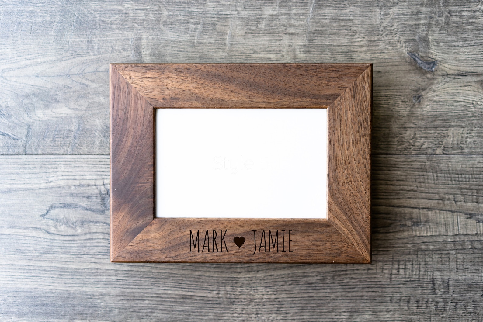 Personalized Picture Frame Custom Engraved Wood Picture | Etsy