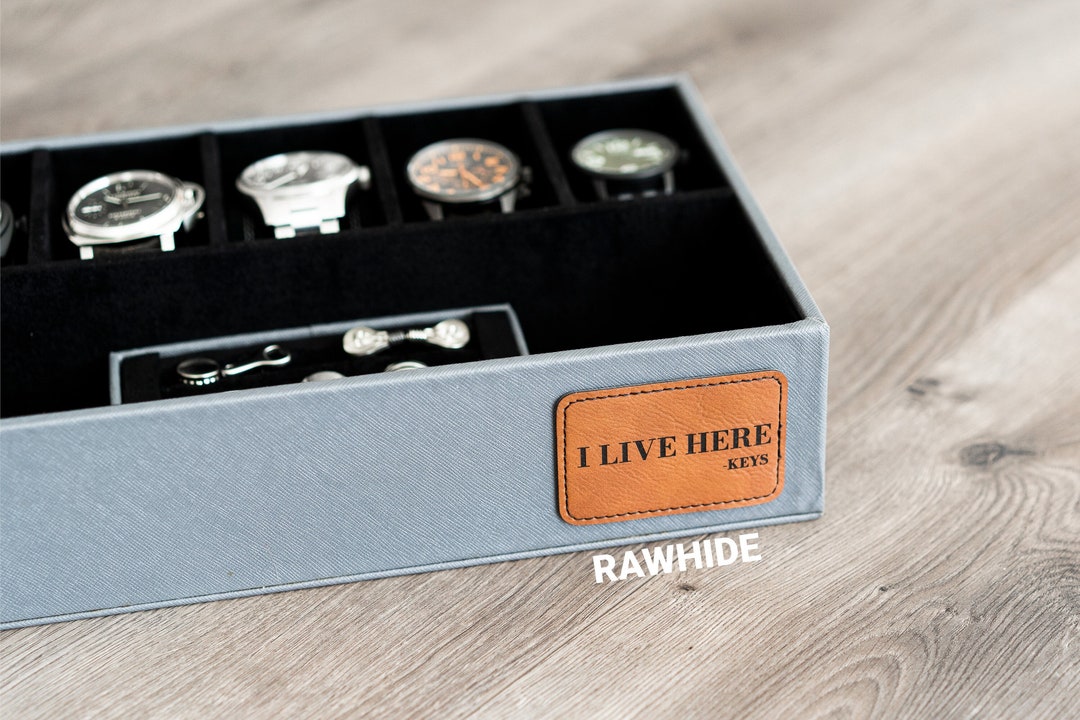 Mens Jewelry Box Personalized Catch All Tray Custom Mens EDC Catchall ...