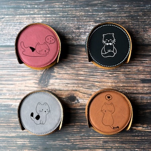 Cute Cat Coasters - Set of 6 / Adorable Cat Coaster / Cute Kitty ...