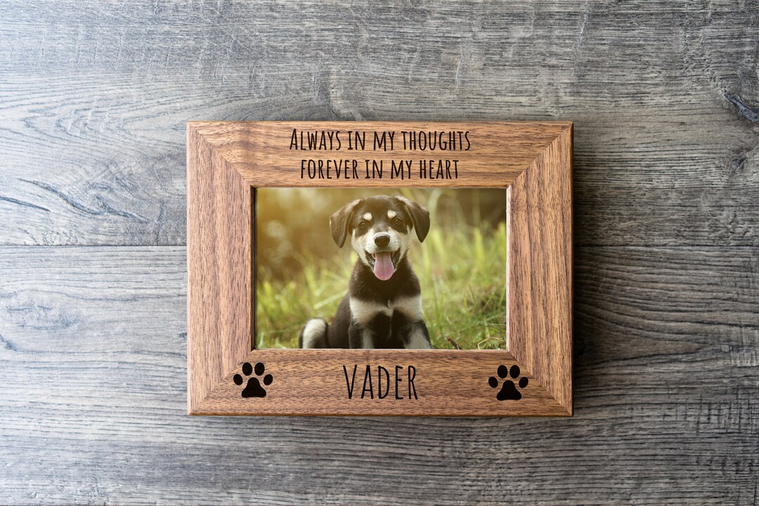 Personalized Pet Loss Frame - Pet Memorial Frame / Cat Loss Frame / Dog ...
