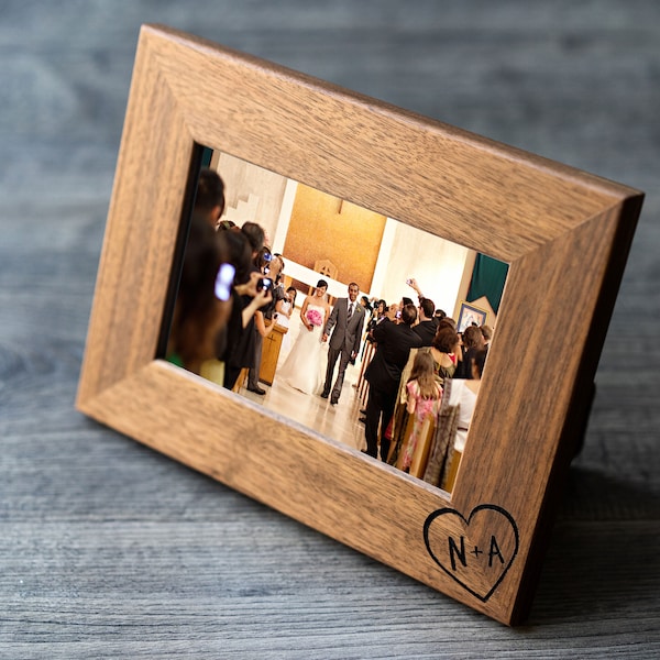 Wood Frame Engraved Name - Etsy