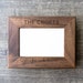 Personalized Picture Frame Custom Engraved Wood Picture Frame / Family ...