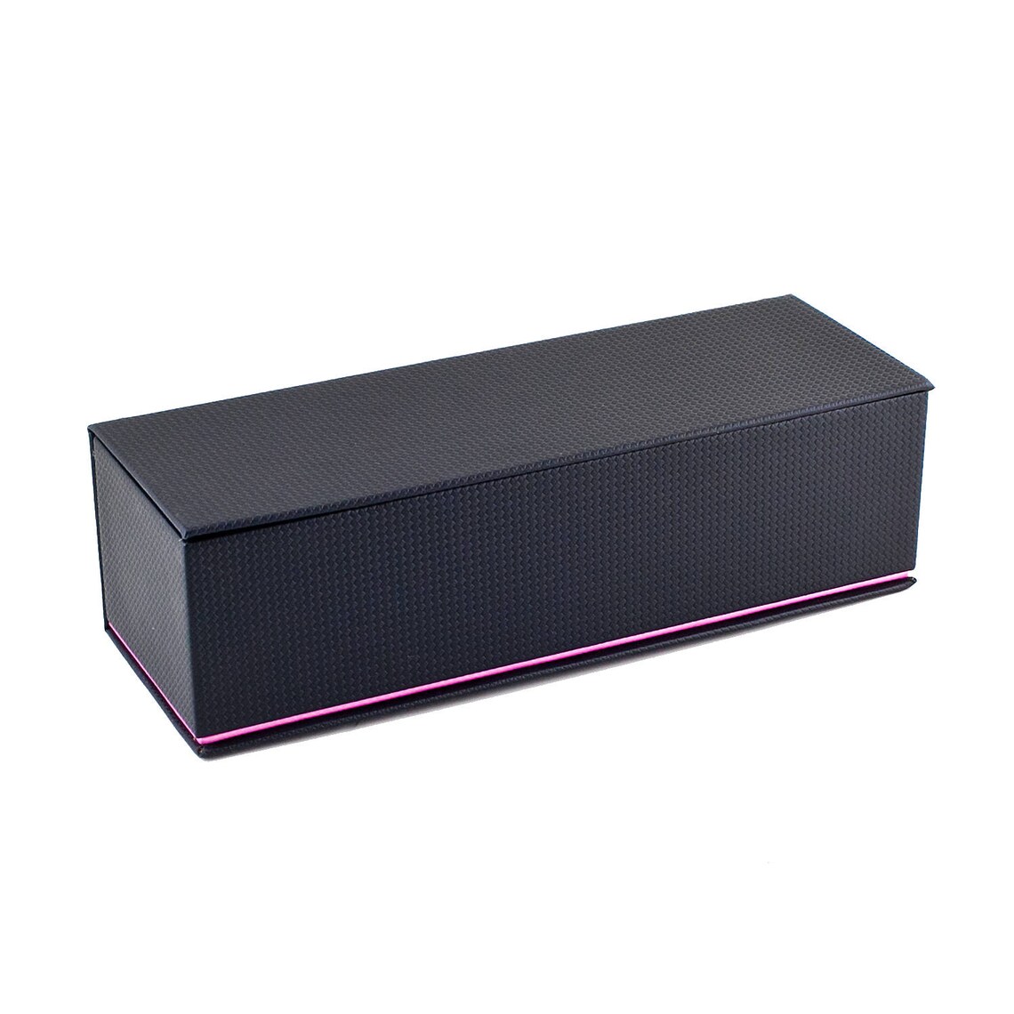 Black Watch Box With Carbon Fiber & Bubblegum Pink Trim and - Etsy