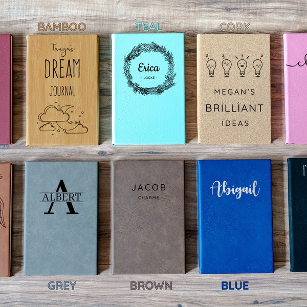 Personalized Journal - Etsy