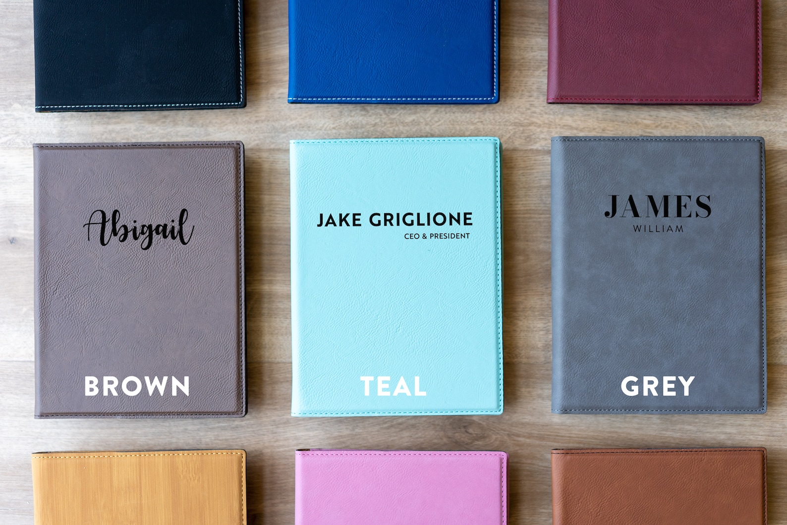 Personalized Padfolio Custom Portfolio / Engraved Notepad / - Etsy