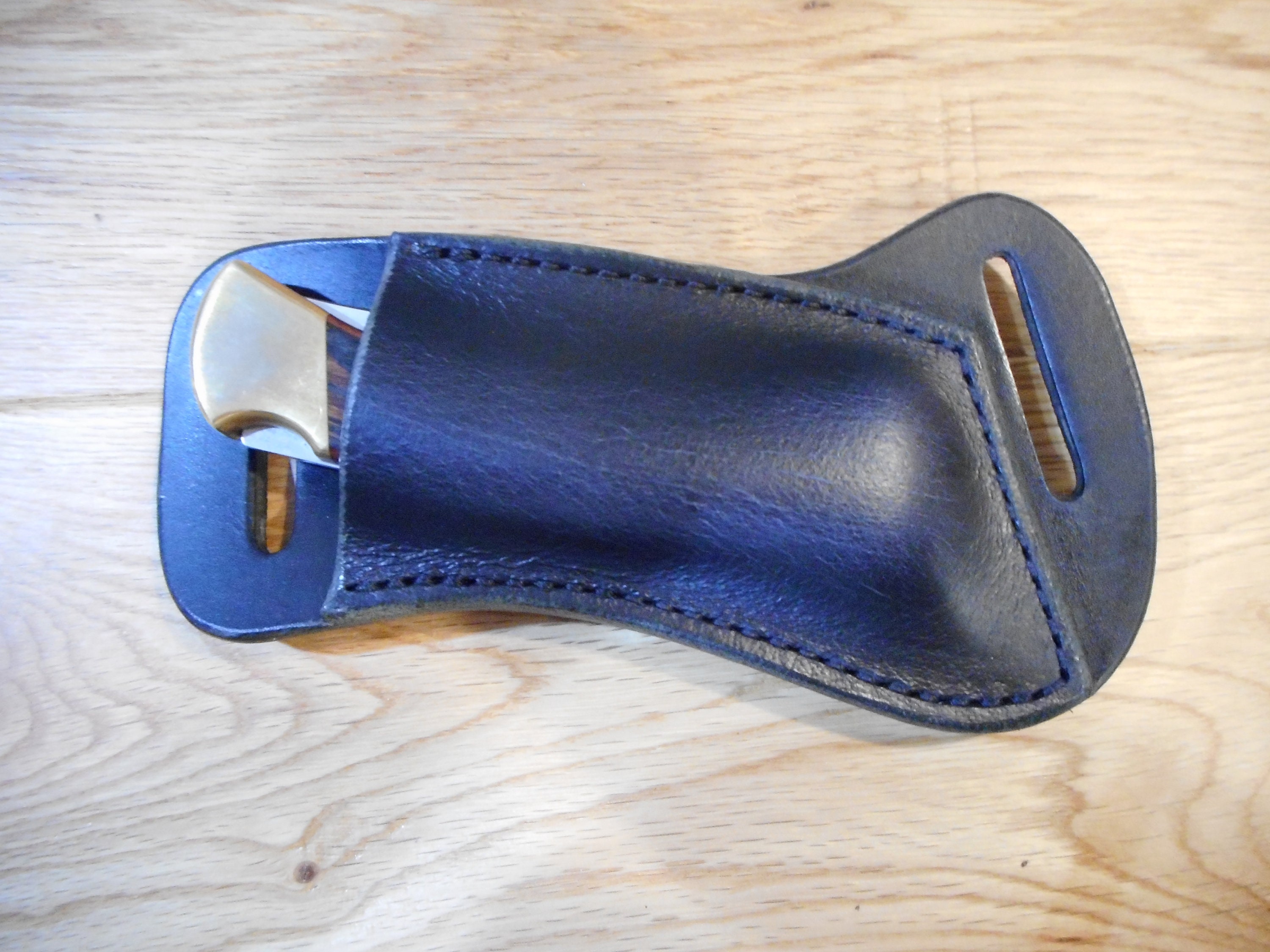 Cross Draw Buffalo Leather Knife Sheath Black Oil Rustic. Fits | Etsy