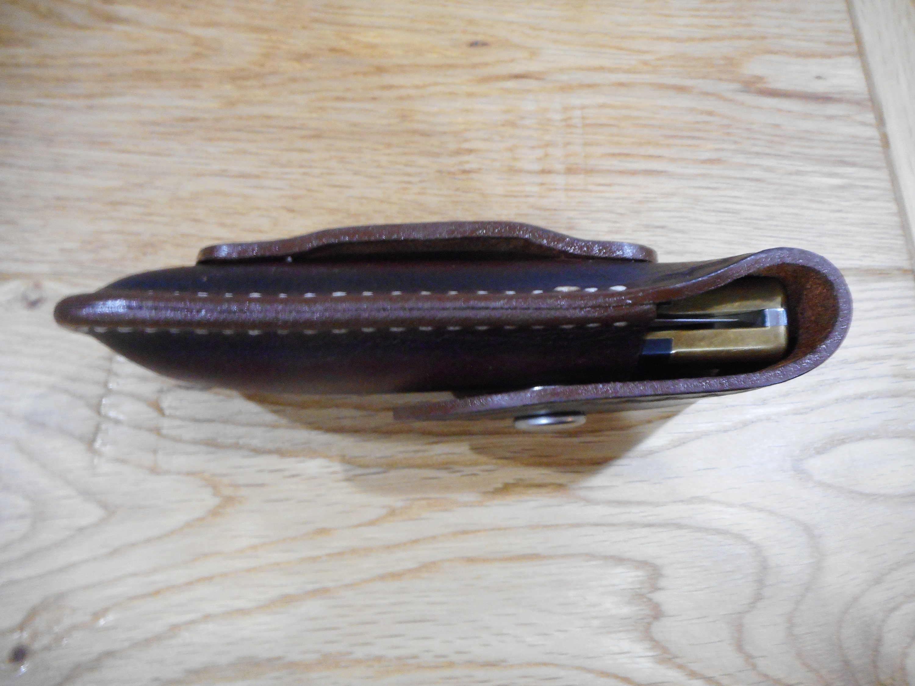 Buck 110 Custom Leather Knife Sheath. Brown. Plain Flap. Sheath Only - Etsy